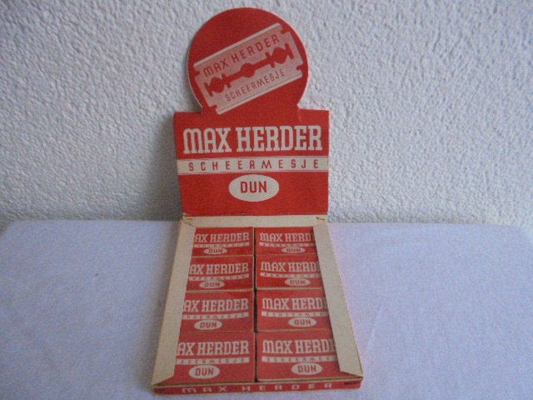 Colection Piece Box Razor Blades in Original Packaging From Old Barber ...