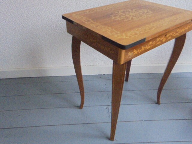 Vintage Sewing Table With Music Box/table With 5 Box for - Etsy