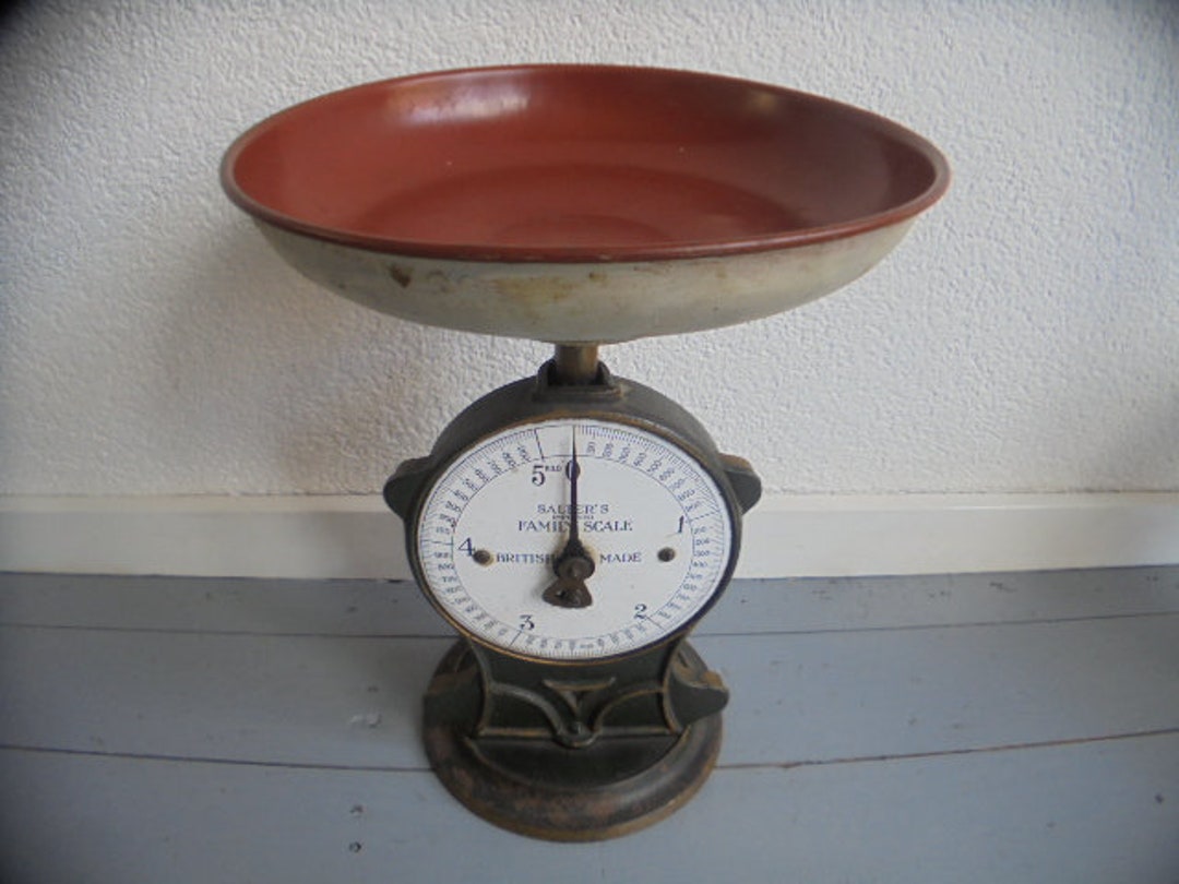 Antique Cast Iron Scale/bascule Salter's Improved Family Scale/english ...