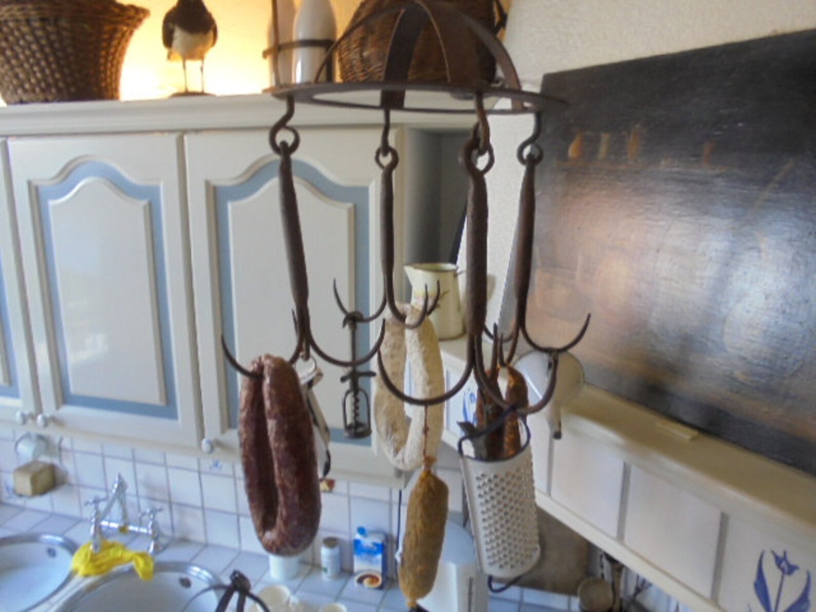French 19th Century Heavy Industrial Game Hook // Butchers Hook // Meat ...
