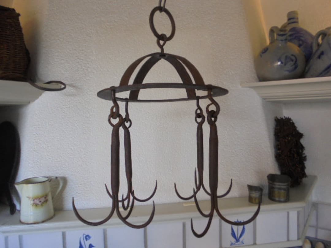 French 19th Century Heavy Industrial Game Hook // Butchers Hook // Meat ...