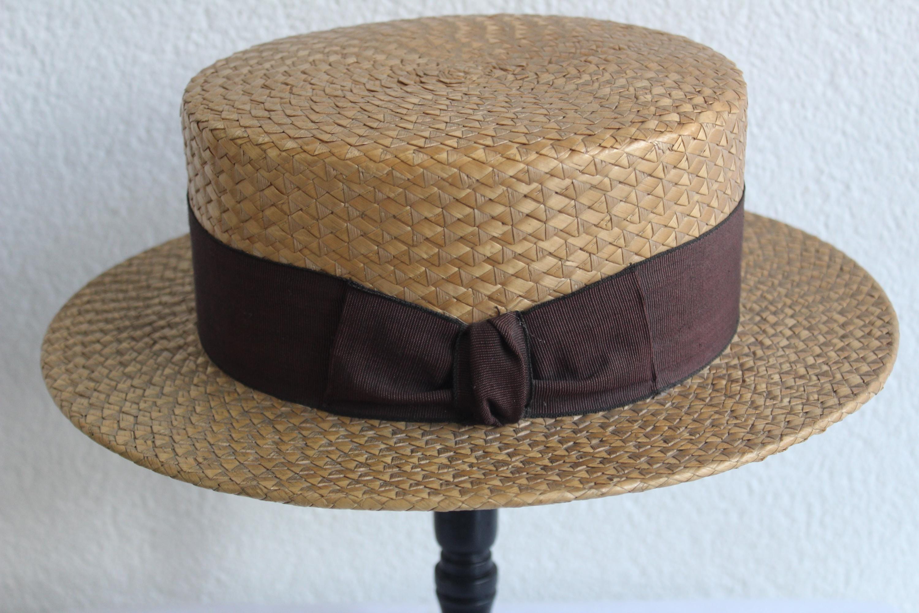 French Vintage Straw Hat-sun Hat/summer Hat /sun Hat Elegance Latest ...