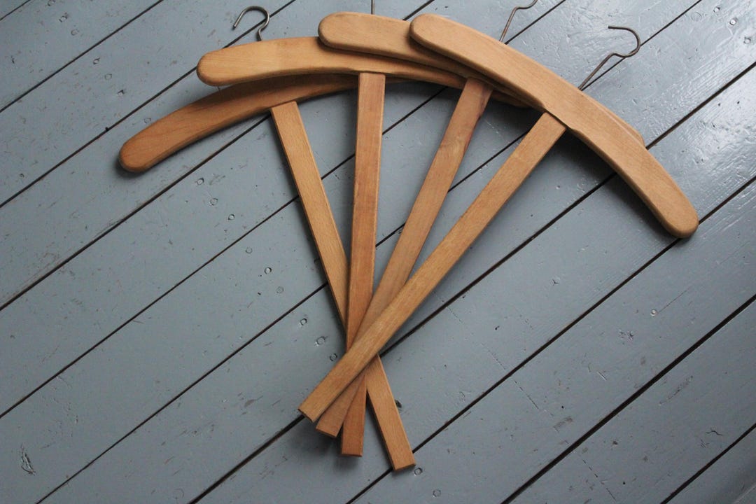 4 French Vintage Clothes Hangers/closet Hangers/storage Hangers/ca 1900 ...