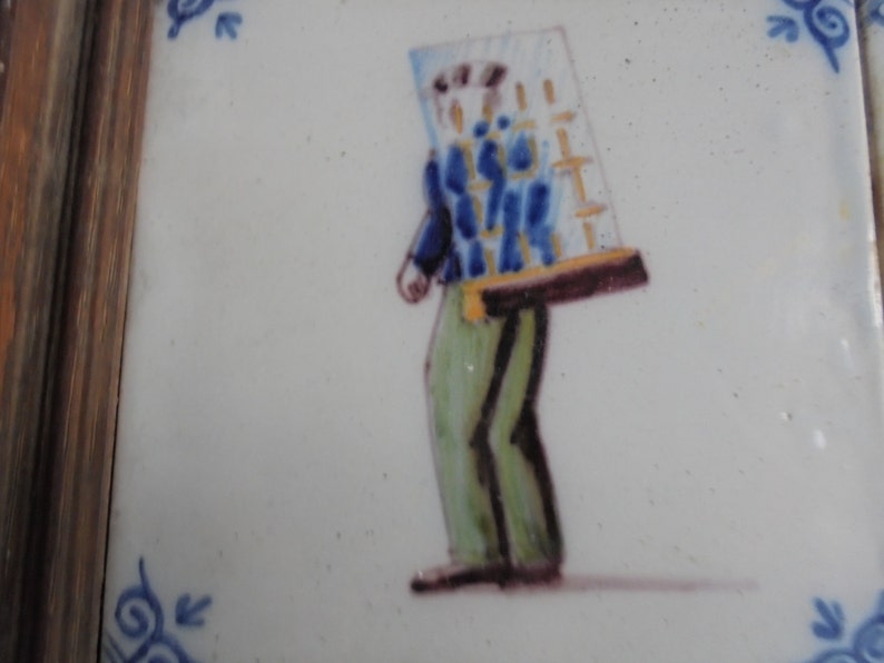 Tiles Plateauantique Dutch Crafts Tiles in Old Wooden - Etsy