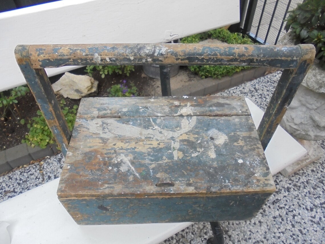French Carpenter Chest/vintage Plumber Box/painter Casket/ Charming ...
