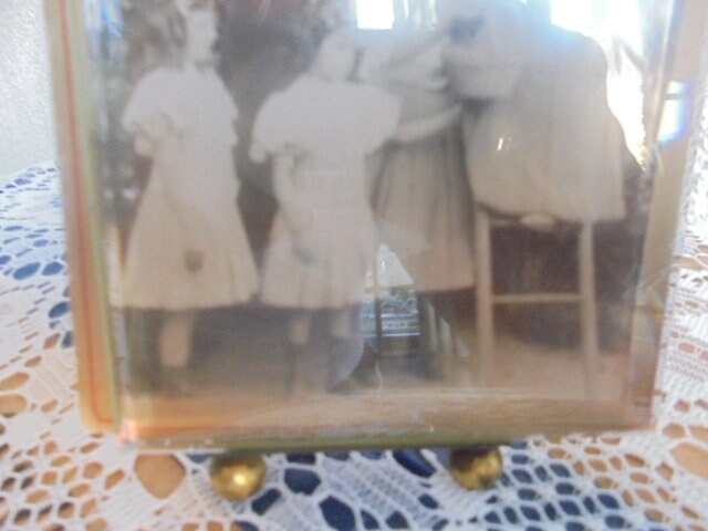 Antique French Photo Frame / Old Photo Frame With Romantic Photo ...