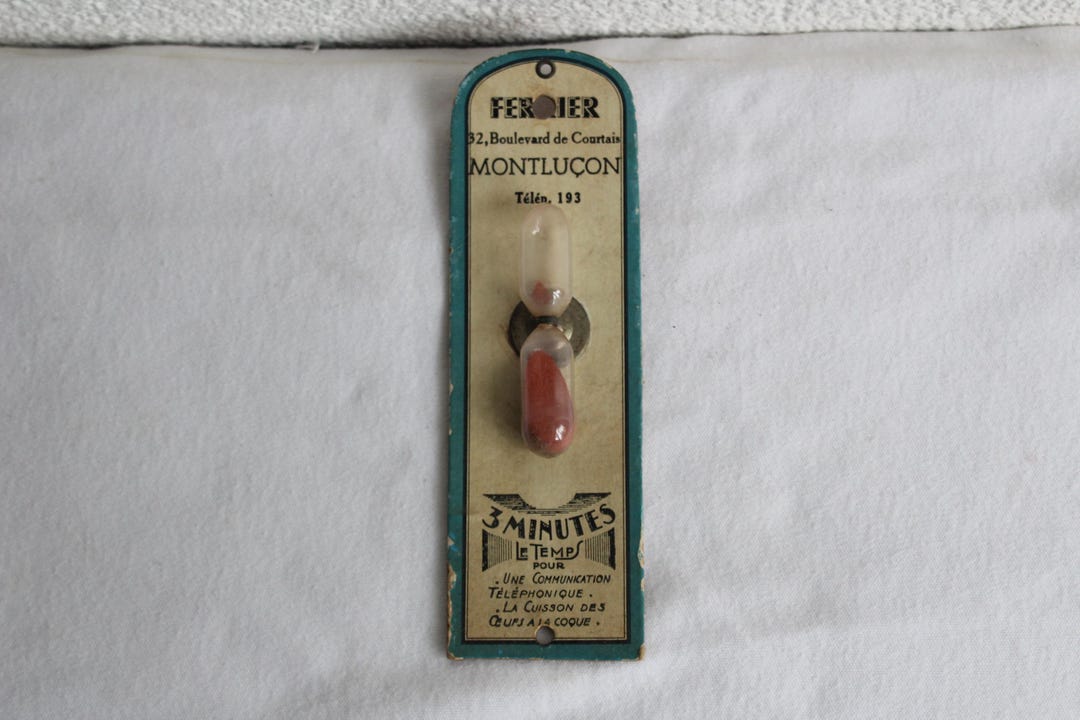Advertising Hourglass/french Hourglass/collector's Hourglass - Etsy