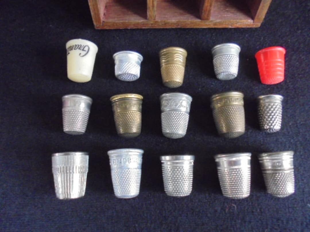 15 Different Thimble Collection With Wall Cabinet, - Etsy
