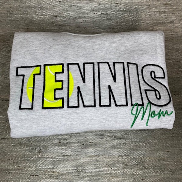 Tennis Embroidery - Etsy