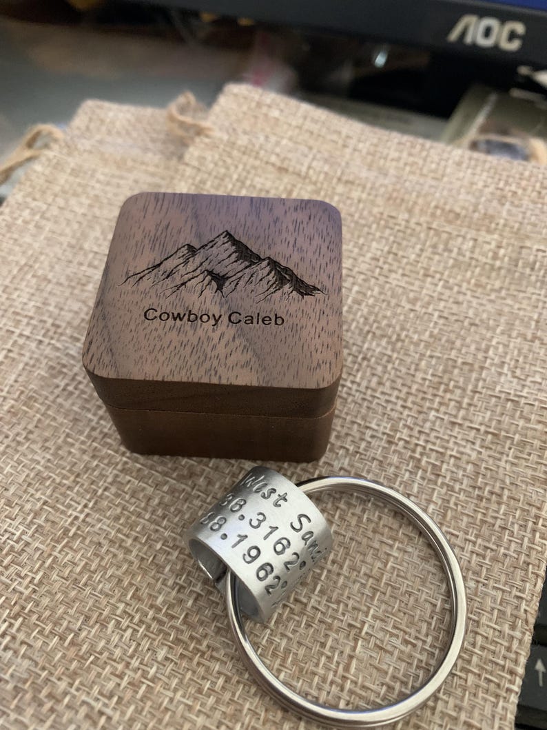Custom Engraved Walnut Guitar Pick Boxes, Music Lover Gift, Guitarist ...