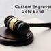 Engraved Wood Gavel, Personalized Wood Gavel With Engraved Gold Band ...
