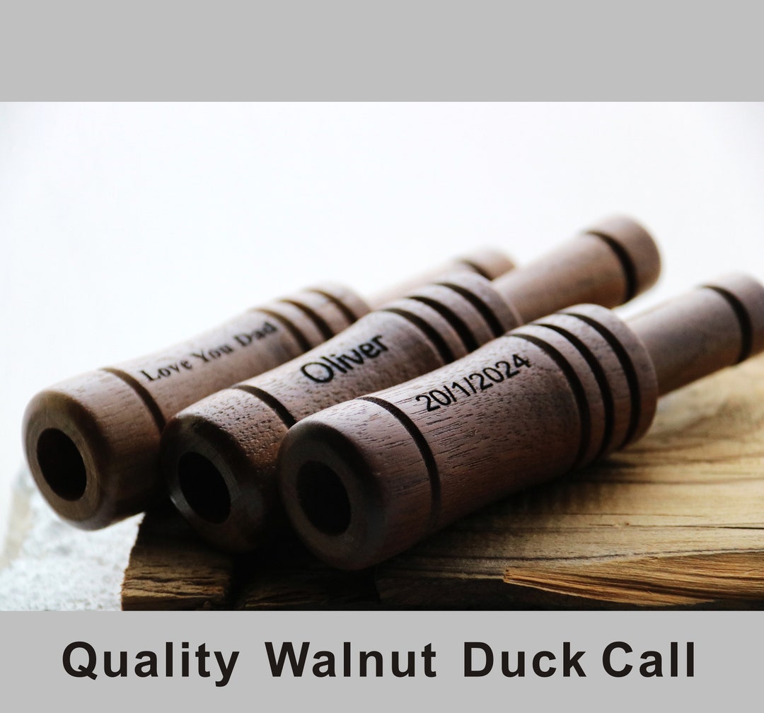 High Quality Walnut Wood Duck Call for Dad, Duck Hunting Gift, Wood ...