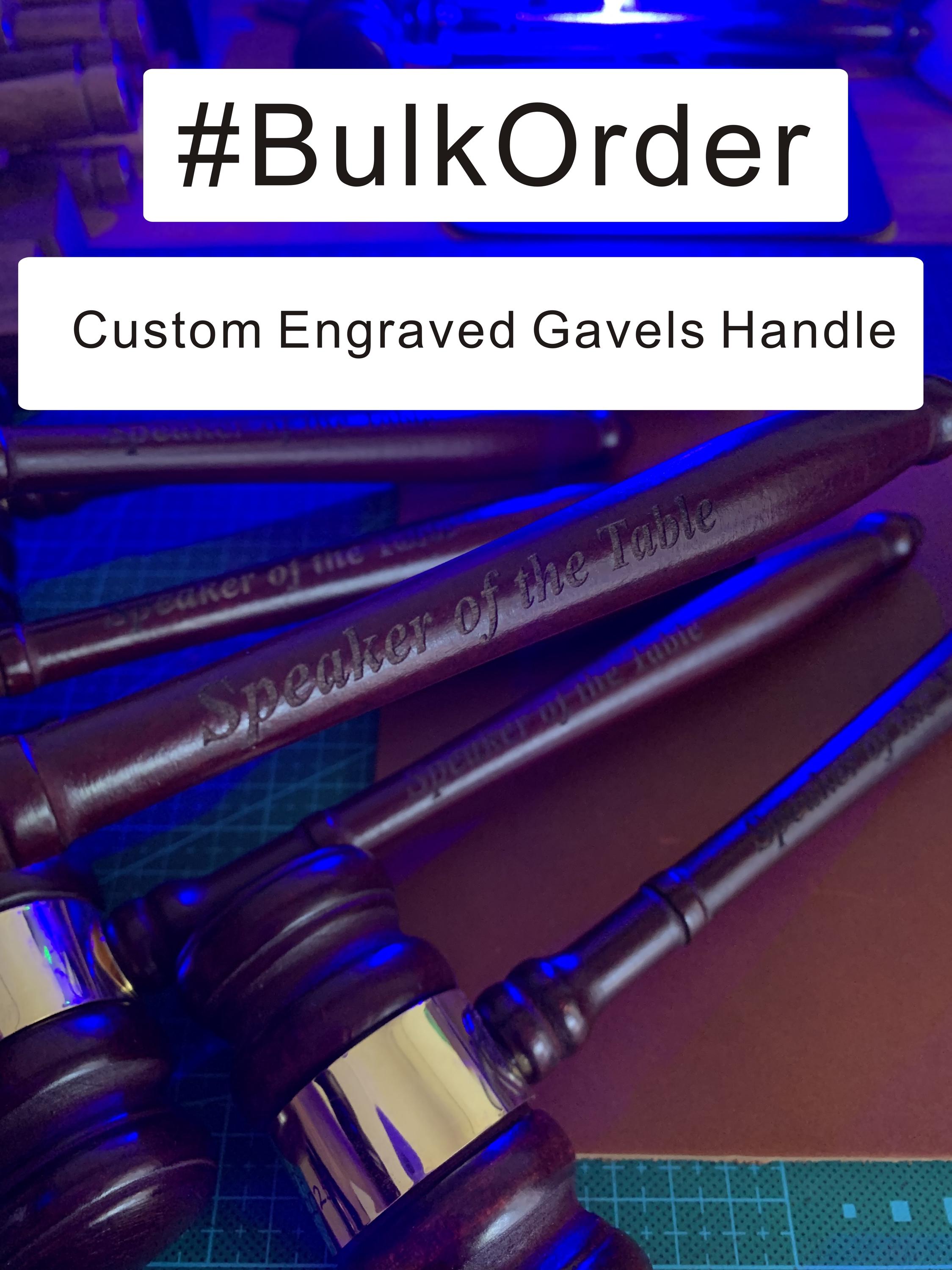 Personalized Engraved Wood Gavel, Personalized Wood Gavel, Engraved ...