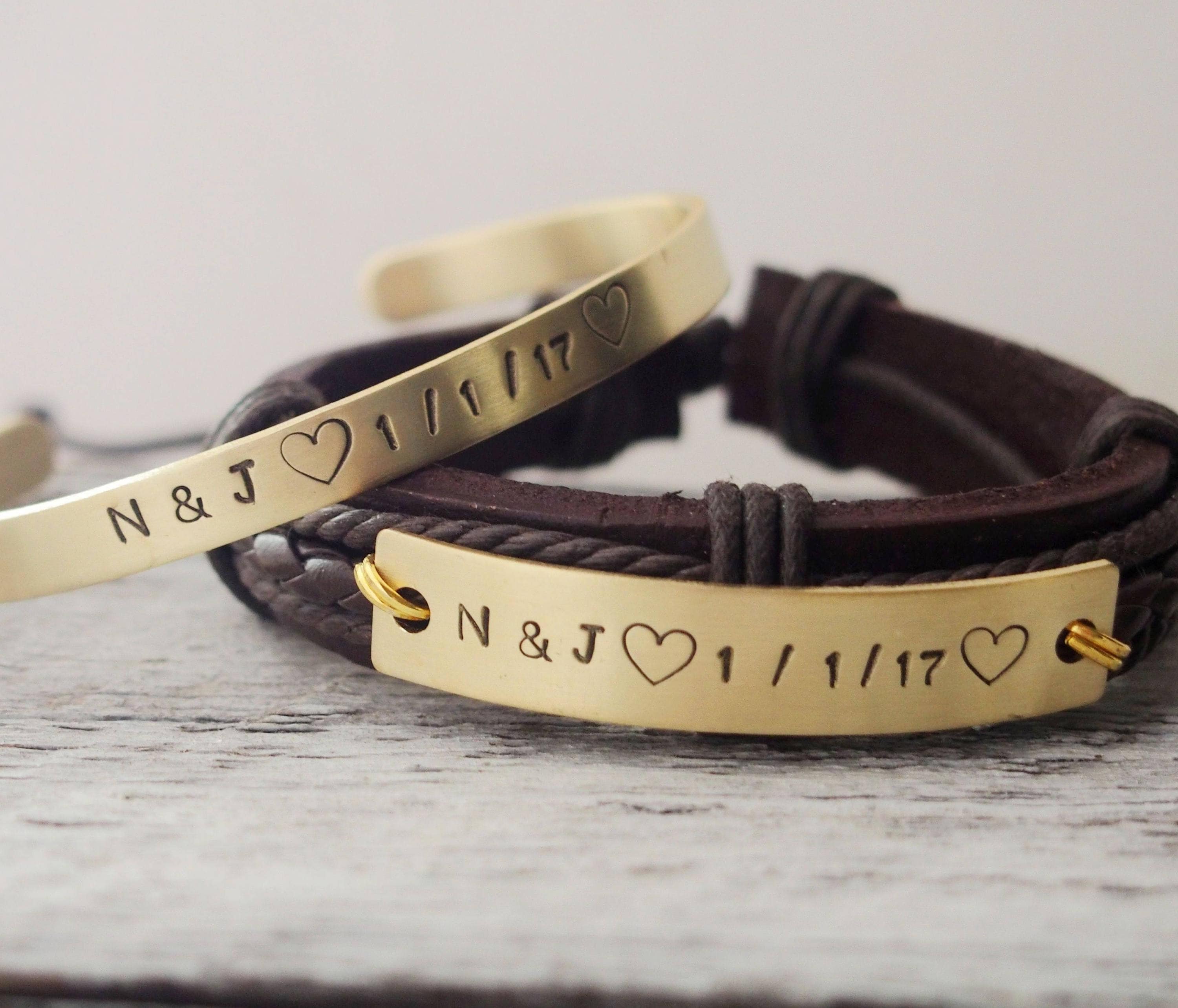 Personalized Couples bracelet custom couples bracelet | Etsy