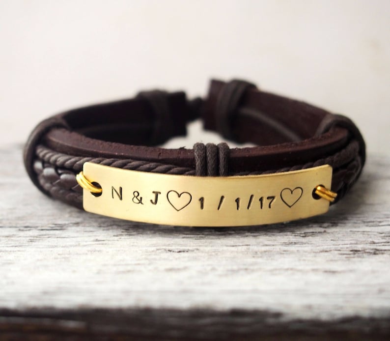 Personalized Couples Bracelet Custom Couples Bracelet - Etsy