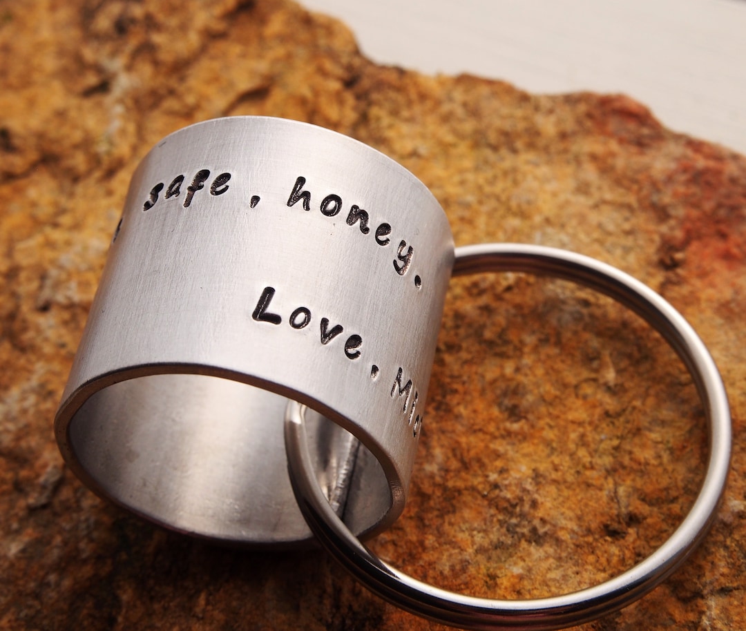 Personalized Bands Keychain, Men Hunting Accessories, Customized ...