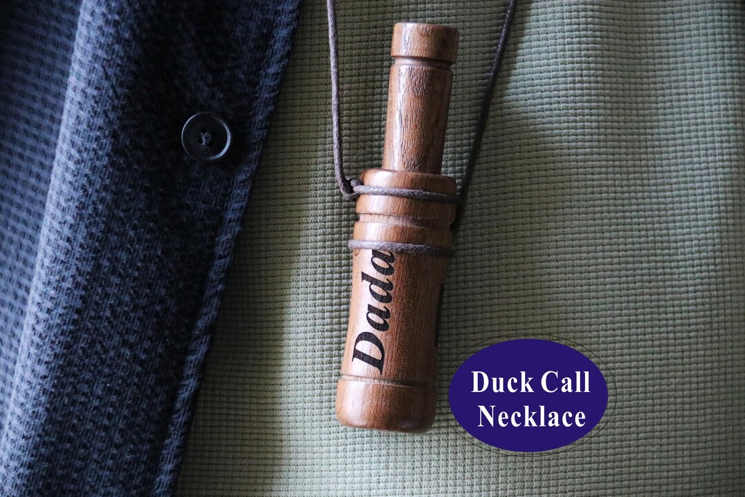 Quality Duck Call Necklace/ Duck Hunting Gifts, Wood Duck Call, Custom ...