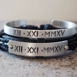 Custom Long Distance Relationship Girlfriend Boyfriend Bracelets ...