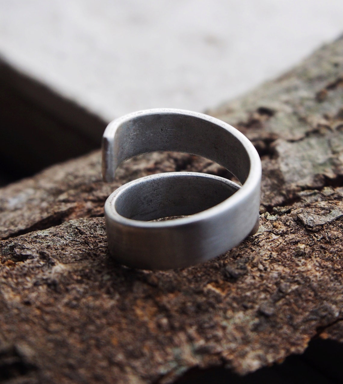Stamped Wrap Ring, Custom Wrap Rings, Gift, Anniversary, Birthday ...
