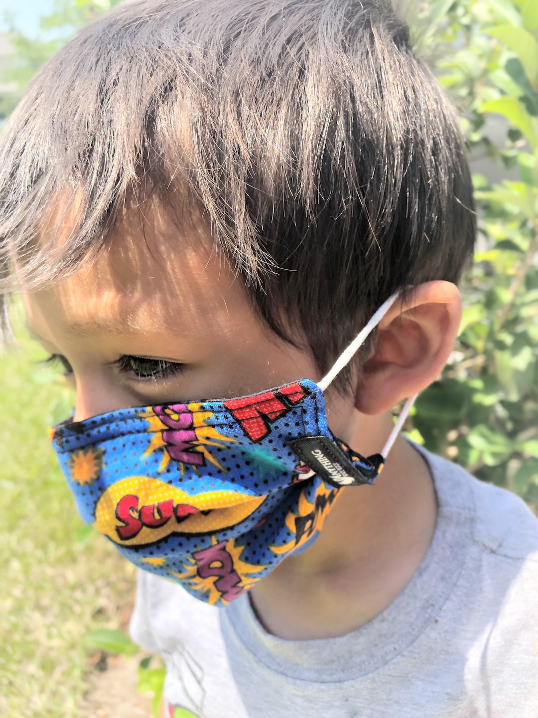 Kids Face Mask With Nose Wire - Etsy