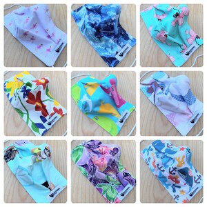 Kids Face Mask With Nose Wire - Etsy