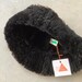 Vintage Shearling Hat Black Shearling Hat Shearling Bucket Hat Black ...