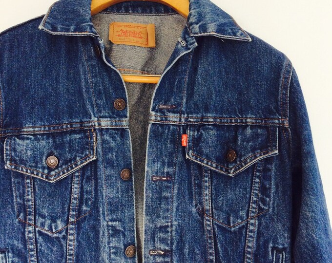 Mens Vintage Denim Jacket / Mens Levi Denim Jacket / Vintage Levi ...
