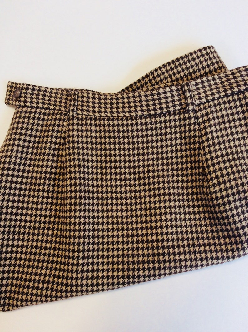 Houndstooth Skirt Houndstooth Wool Skirt Houndstooth Pencil - Etsy