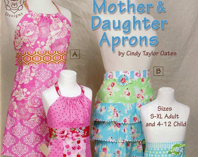 MOTHER & DAUGHTER APRONS 4 Apron Sewing Patterns Taylor Made - Etsy