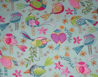 Bird fabric | Etsy
