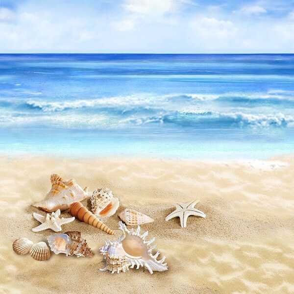 Beach Theme Fabric - Etsy