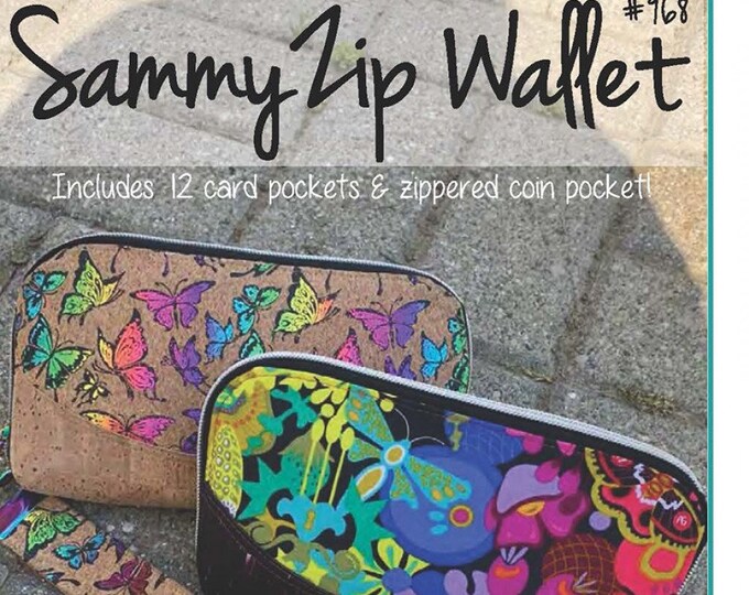 SAMMY ZIP WALLET Purse Sewing Pattern, Sew Many Creations Sewing ...