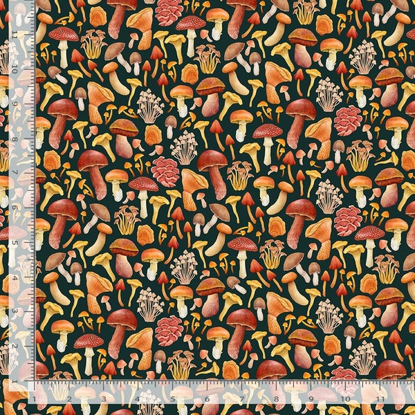 Mushroom Fabric - Etsy