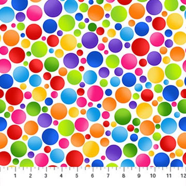 Multi Color Polka Dot Fabric - Etsy