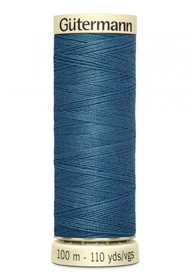 110 Yards GUTERMANN THREAD BLUE Tones Sew All Polyester - Etsy
