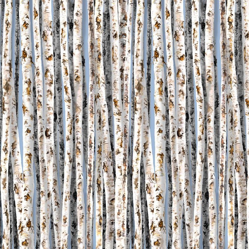 Birch Tree Fabric - Etsy