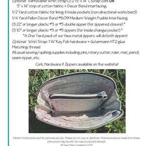 SAMMY ZIP WALLET Purse Sewing Pattern, Sew Many Creations Sewing ...