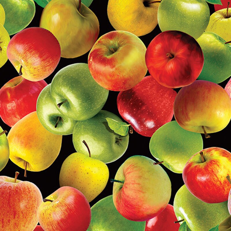Apple Fabric - Etsy UK