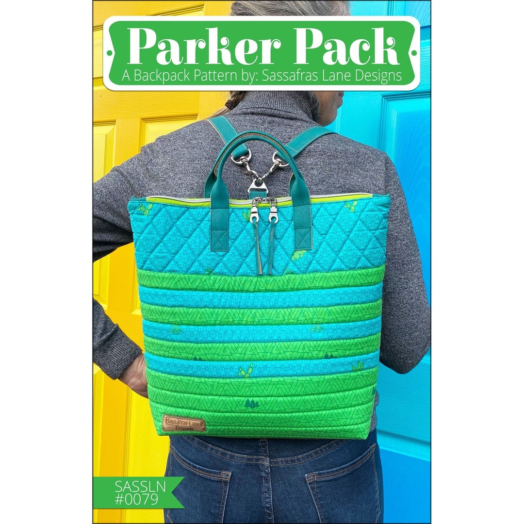 PARKER PACK BACKPACK Sewing Pattern, Sassafrass Lane Designs Sewing ...