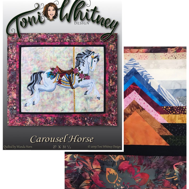 Carousel Horse Applique - Etsy