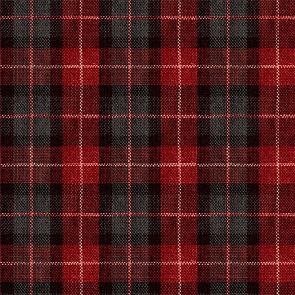 Red Plaid Fabric Etsy