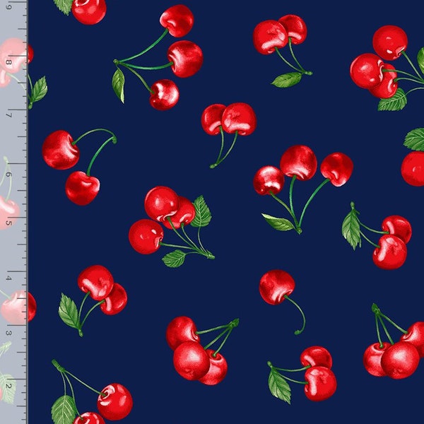 Cherry Fabric - Etsy