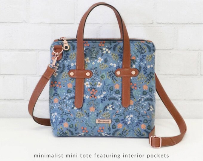 NOVAK TOTE BAG Purse Sewing Pattern, Sallie Tomato Sewing Pattern ...