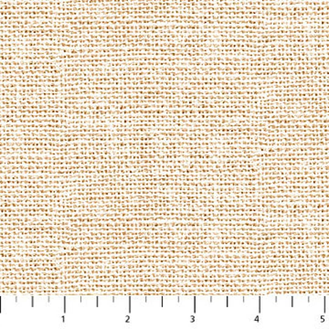 FQ TAN BURLAP 18 X 21 Cotton Fabric, Northcott Fabric, 100% Cotton ...