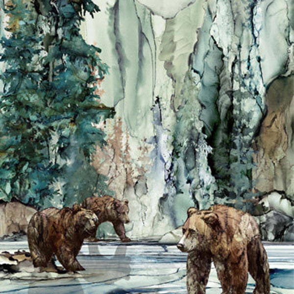 Northcott Wildlife Panels - Etsy