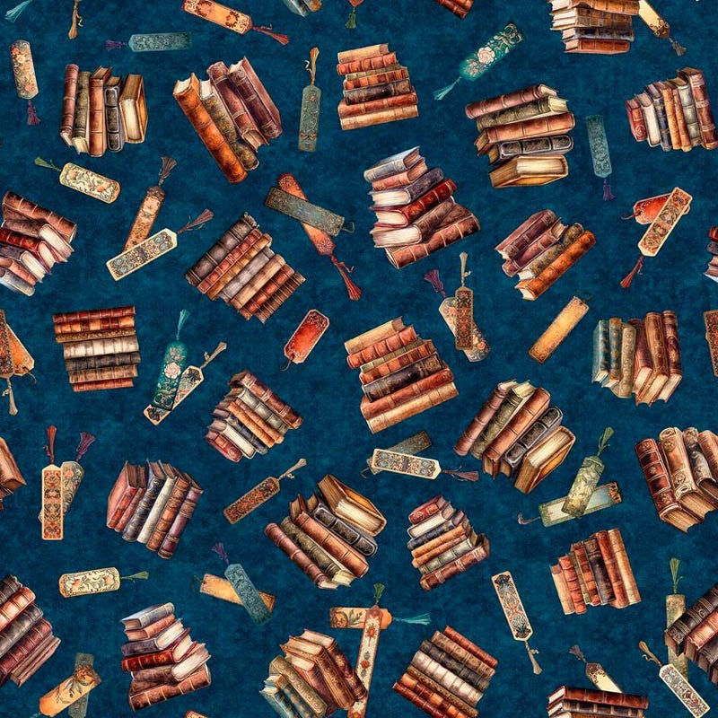 Book Fabric - Etsy