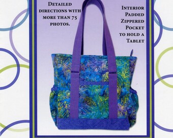 PROFESSIONAL TOTE Purse Sewing Pattern, the Creative Thimble Sewing ...