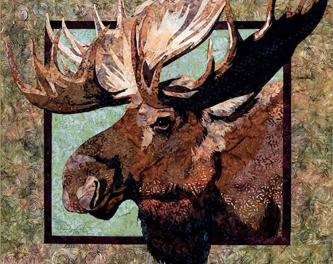 SUMMER SERENITY MOOSE Sewing Pattern, Toni Whitney Pattern, Fusible ...