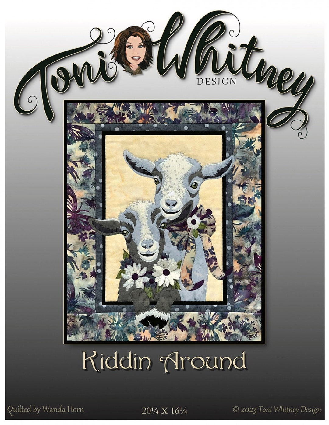 GOATS KIDDIN AROUND Sewing Pattern, Toni Whitney Pattern, Fusible ...