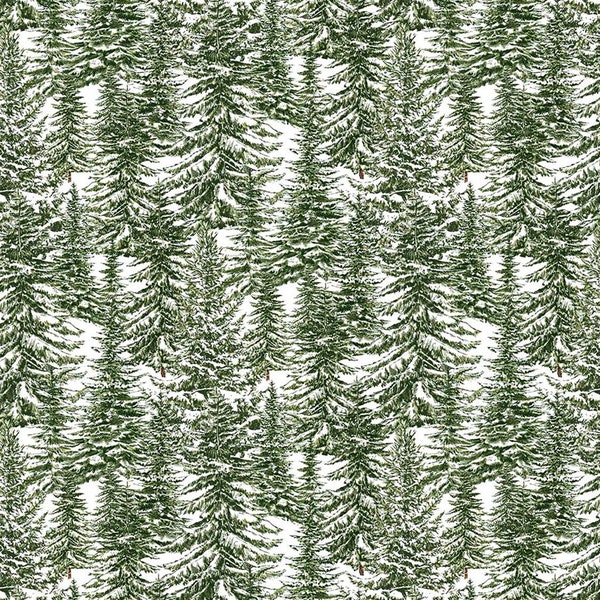 Pine Tree Fabric - Etsy